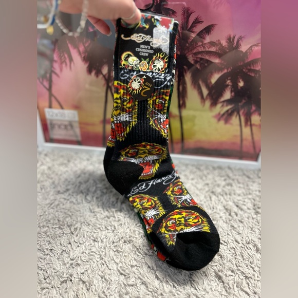 Ed Hardy | Underwear & Socks | Ed Hardy Crew Socks 2 Pack | Poshmark